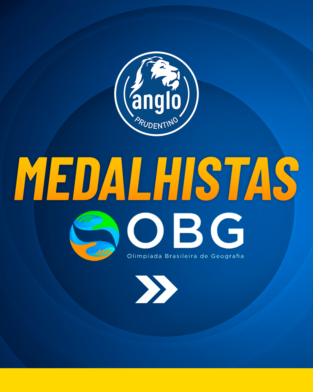 Entrega de certificados OBG - Colégio Anglo Prudentino